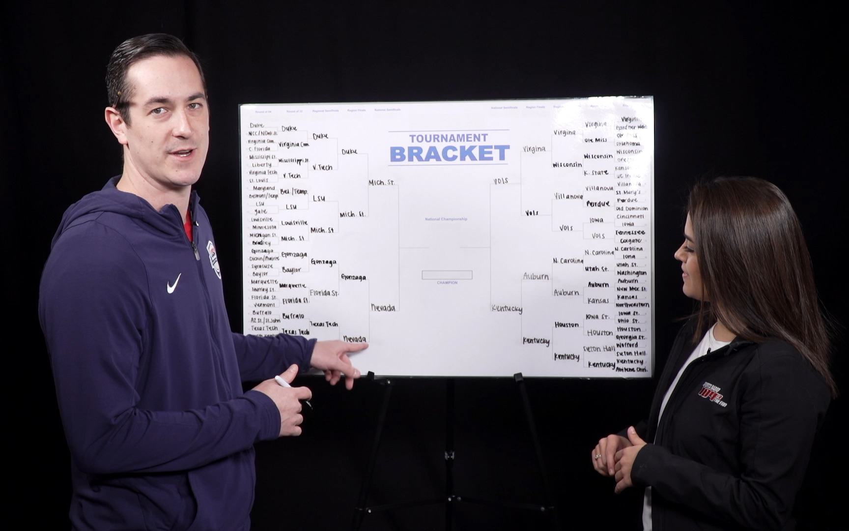 WATCH – The Fan hosts make their Brakes Plus Bracket Challenge picks
