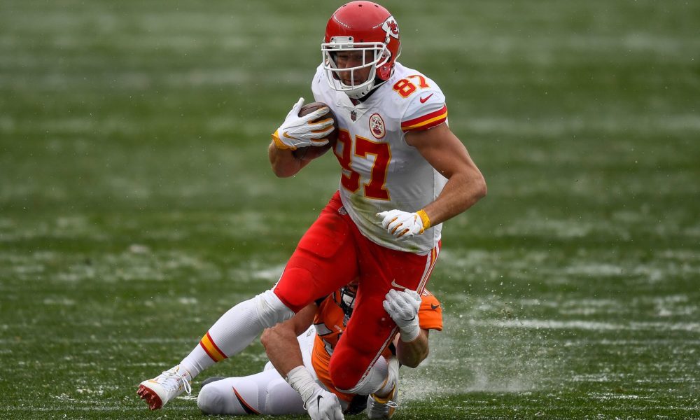Travis Kelce has cringe-worthy moment at Chiefs celebration – Denver Sports