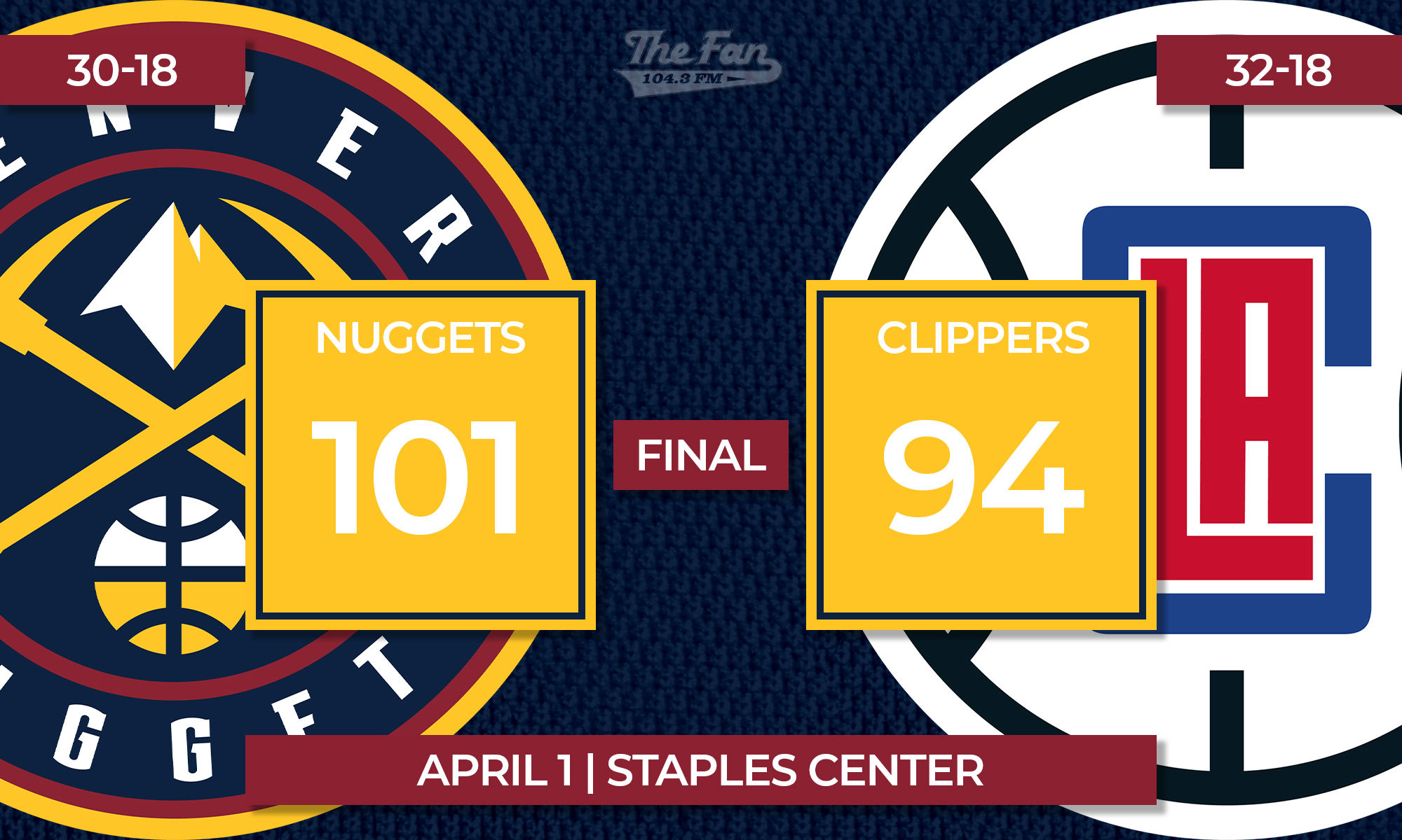 New-look Nuggets make bold statement in wire-to-wire win over Clippers ...