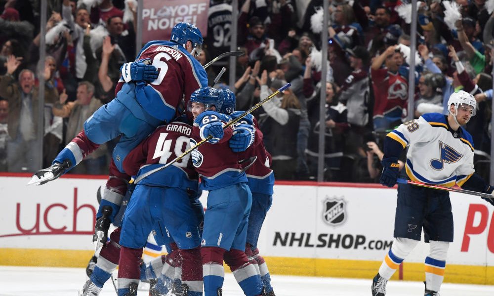 The Avs are going to light the scoreboard and the Blues up in Game 2