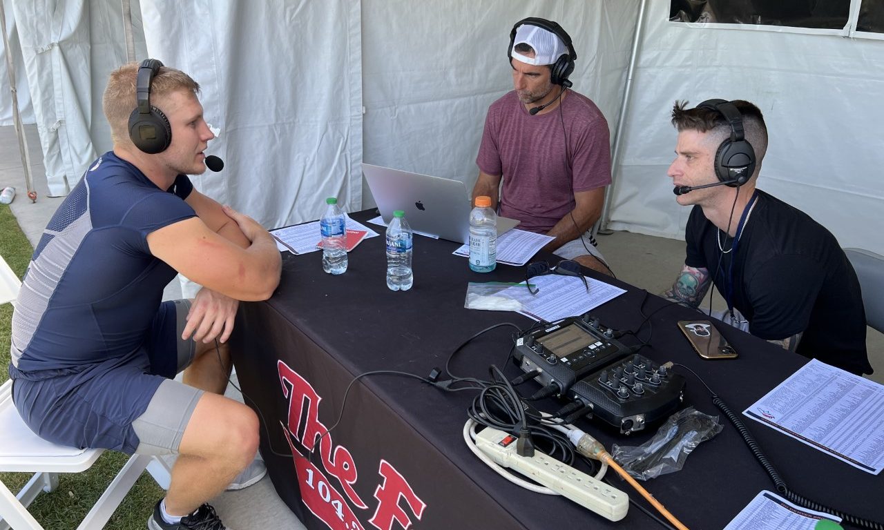 Max Borghi doesn't just have a chip on his shoulder, says it's a "boulder"